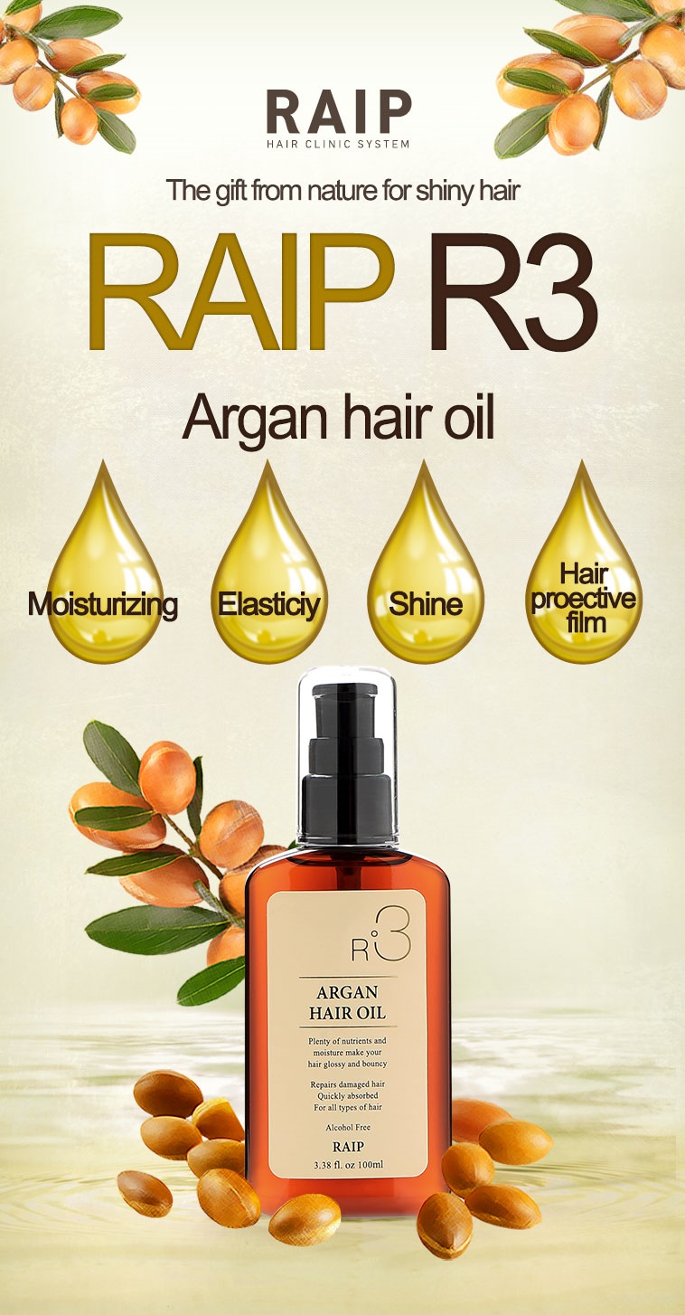 Buy RAIP R3 Argan Hair Oil Ocean Blue, Earn Points & Exchange for FREE!